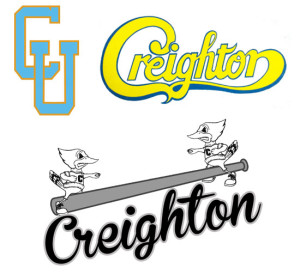 Creighton Logos Through History - White and Blue Review