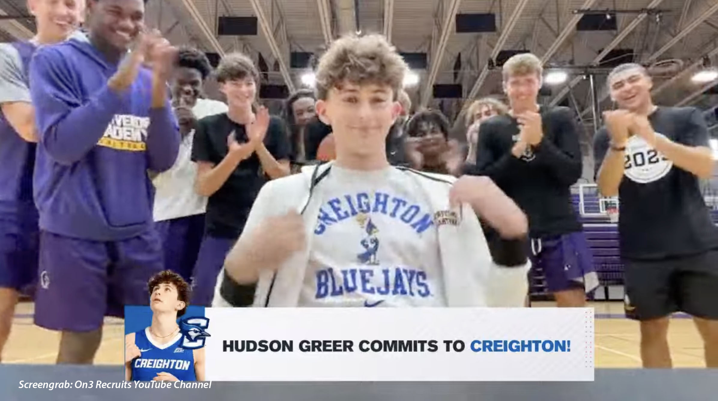 Creighton secures verbal commitment from top 2025 recruit Hudson Greer ...