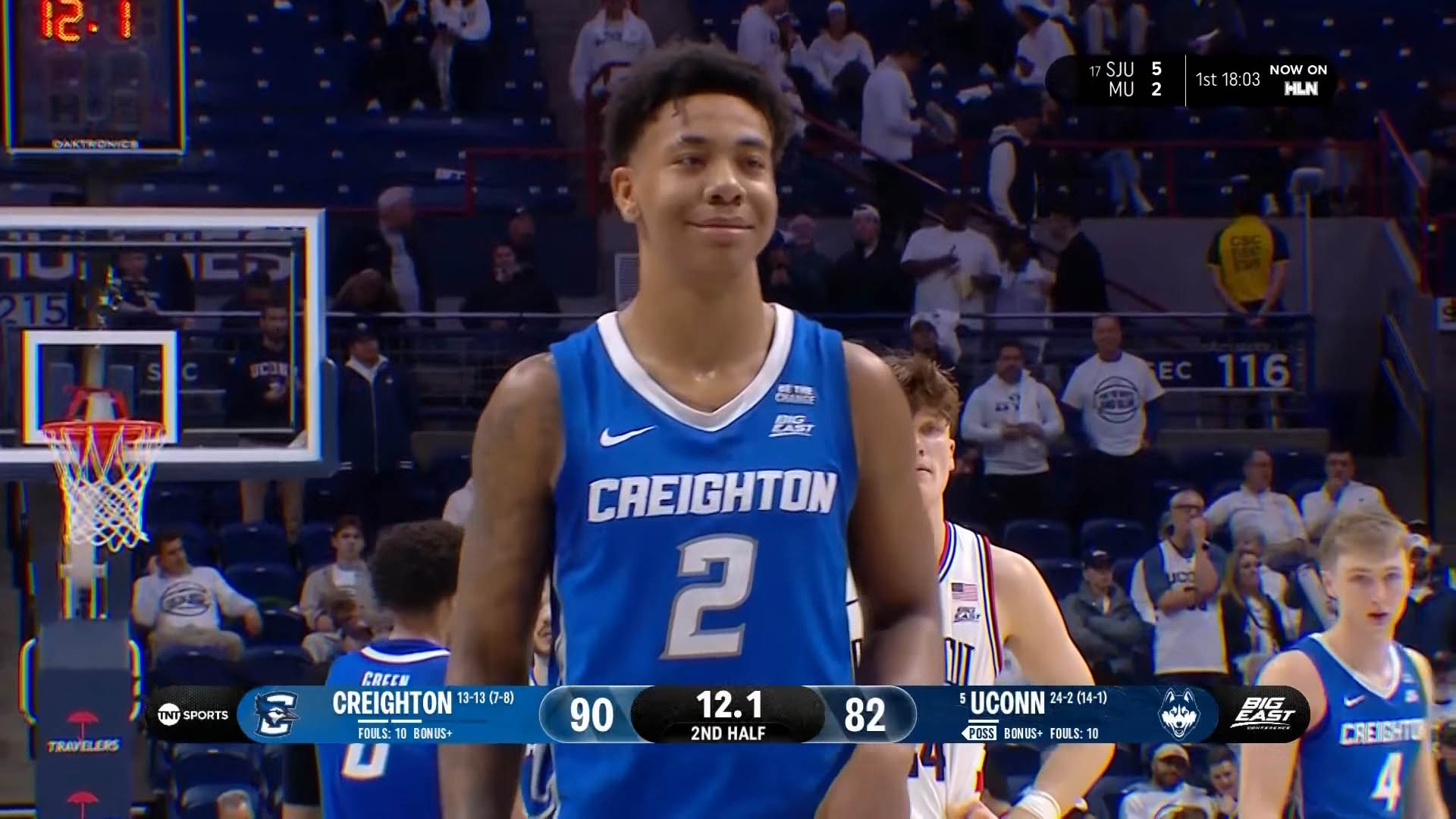 Morning After: Stunner in Storrs as Jays Upset #5 UConn, 91-84! - White ...